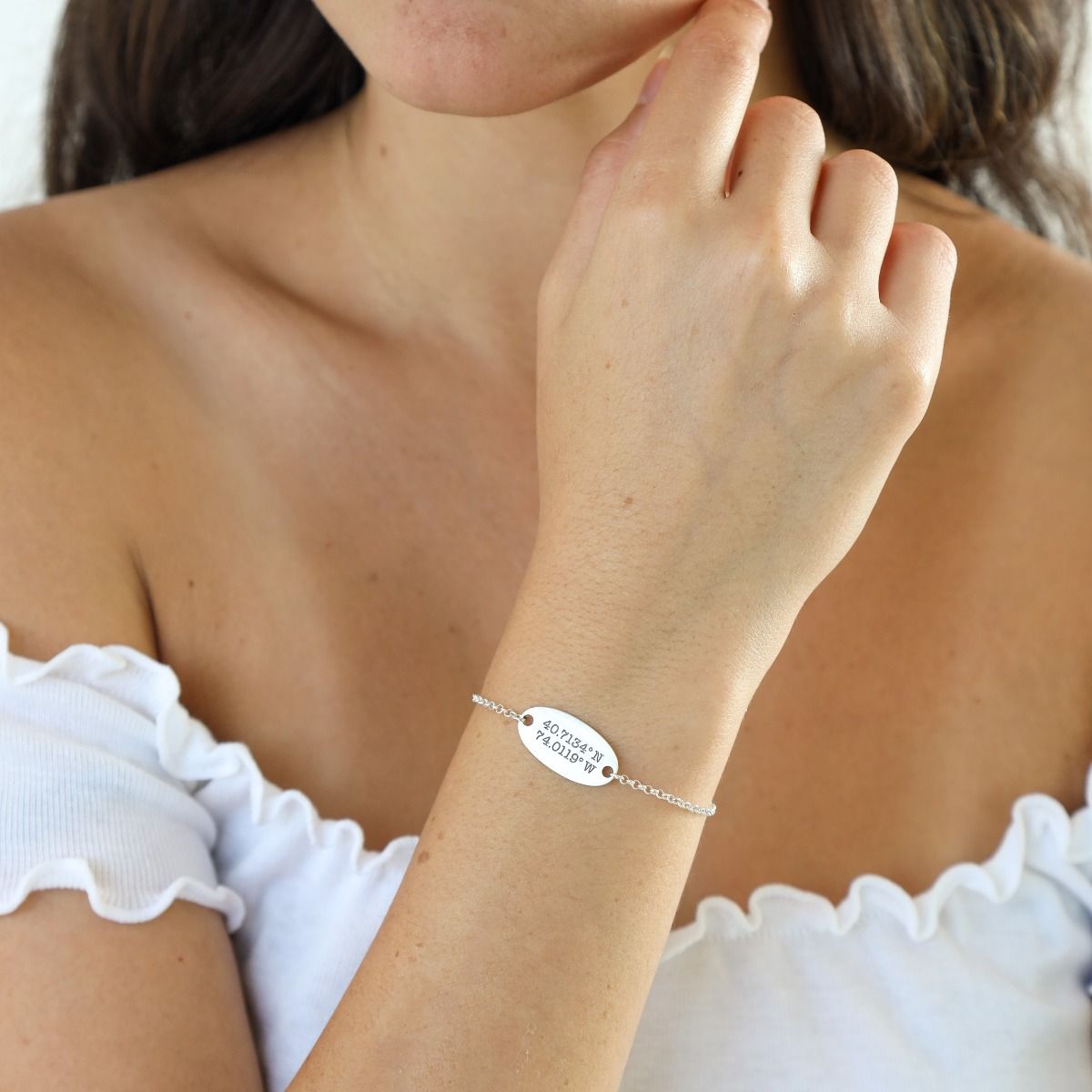 pretty silver bracelet